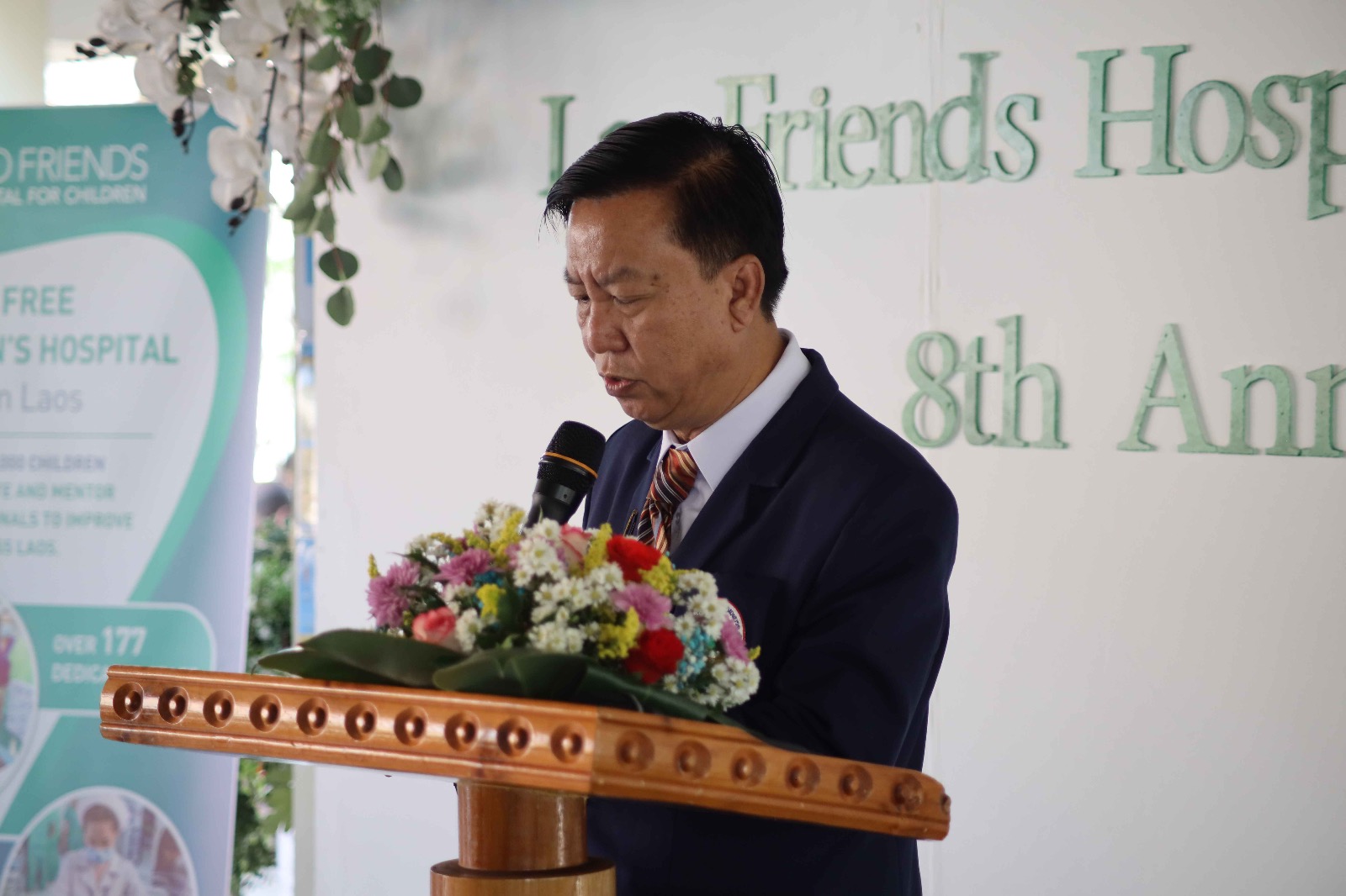 ラオ・フレンズ小児病院開院8周年記念式典開催 | 活動レポート |フレンズ・ウィズアウト・ア・ボーダーJAPAN